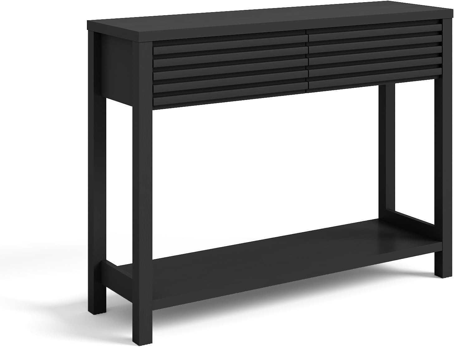 Ludatido Wood Narrow Console Table, 30 Inch High Console Table with 2 ...