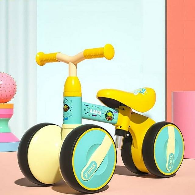 Luddy B.Duck Co-branded Edition Kids Balance Bike Toddler Riding Toys and Gifts Green - Walmart.com