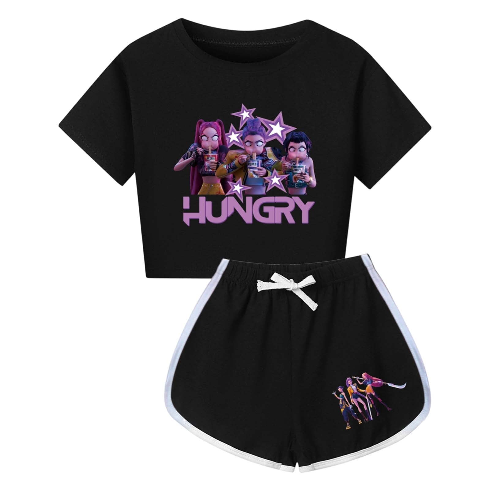 Ludearly 2025 KPop Demon Hunters Kids Boys Girls Tracksuit 2 Pieces ...