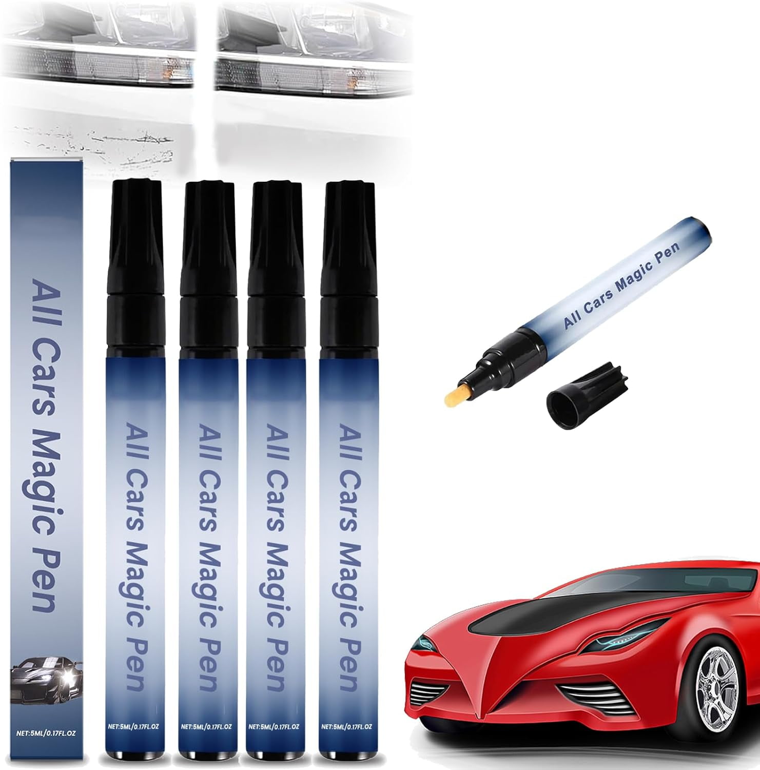 Ludearly All Cars the Magic Pen, All Cars Magic Pen for Car Scratches ...