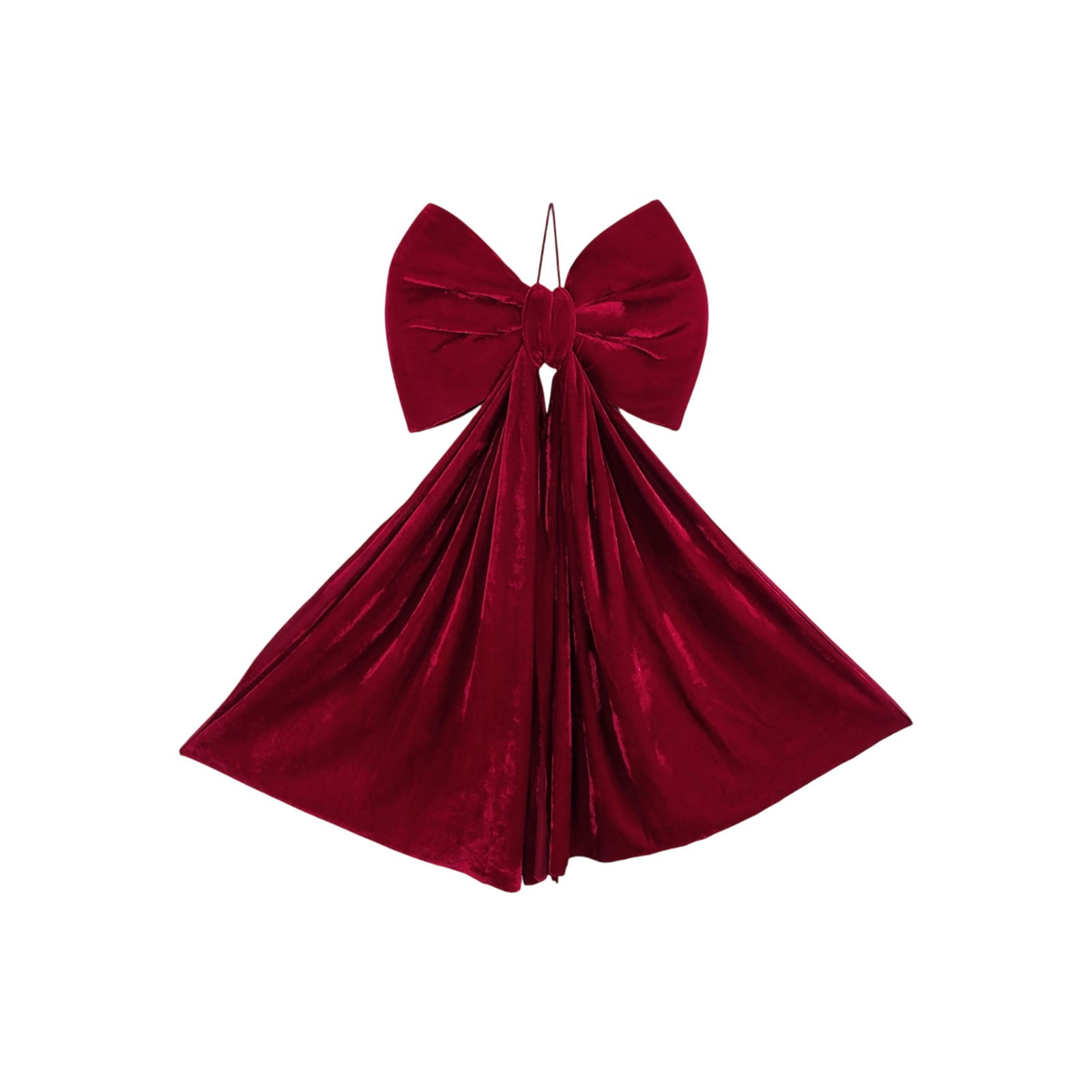 Ludearly Red Christmas Extra Large Christmas Tree Topper Bows Christmas ...