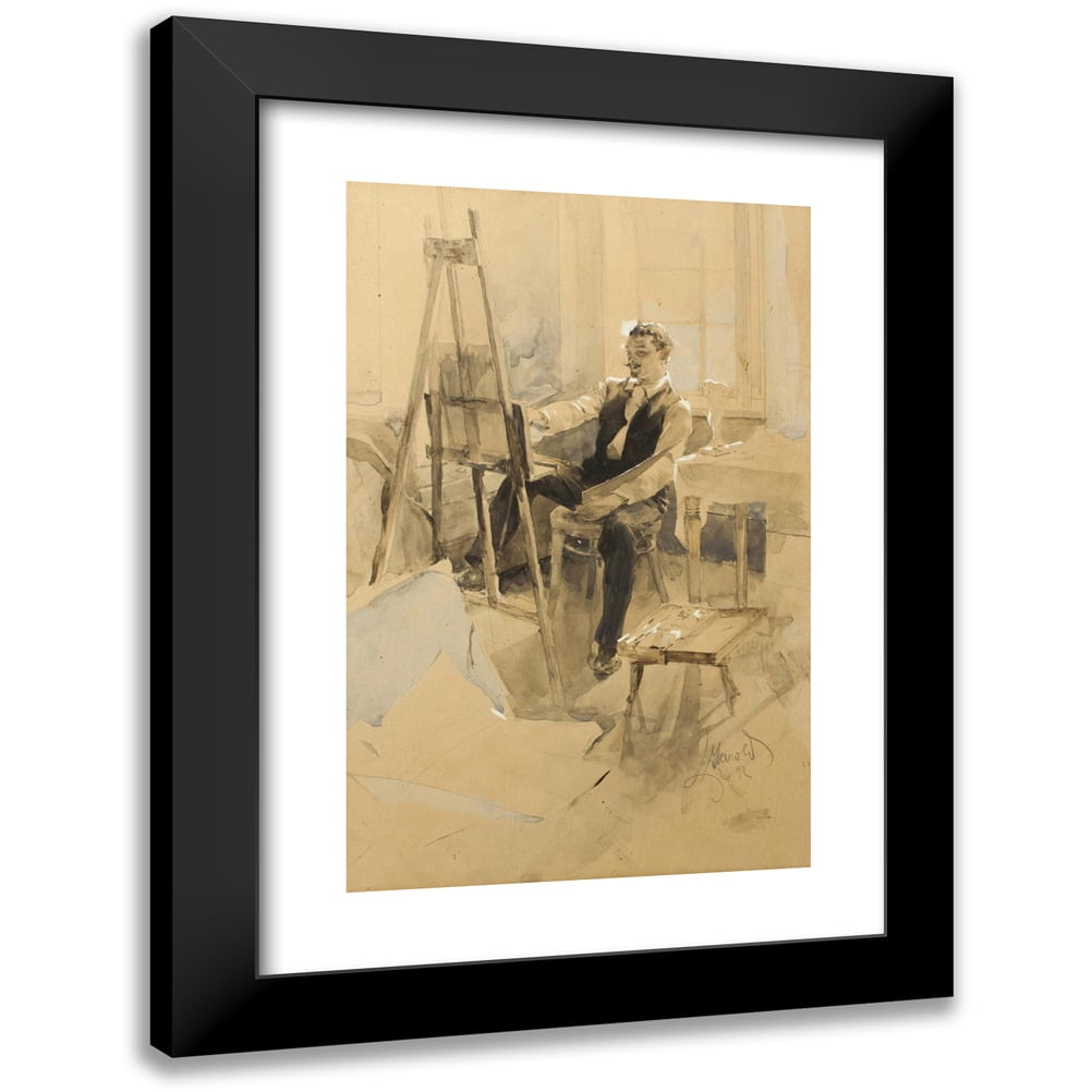 Ludek Marold 11x14 Black Modern Framed Museum Art Print Titled ...