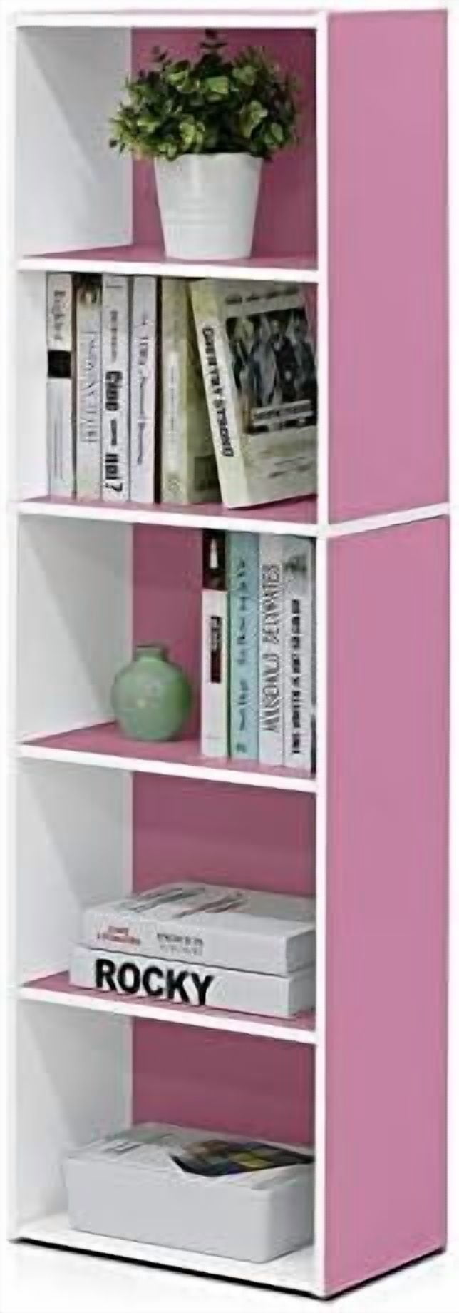 Luder Bookcase / Book / Storage , 3-Tier, White - Walmart.com