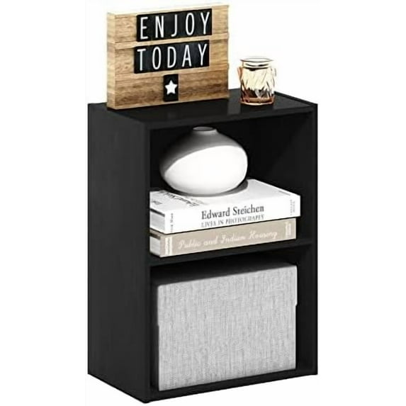 Luder Bookcase / Book / Storage, Blackwood 2-Tier - Walmart.com