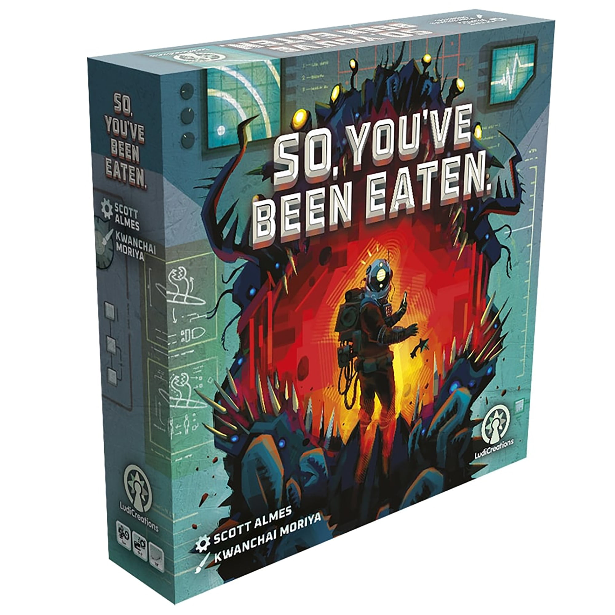 LudiCreations Science Fiction Adventure Board Game, Ages 14+, 2 Players ...