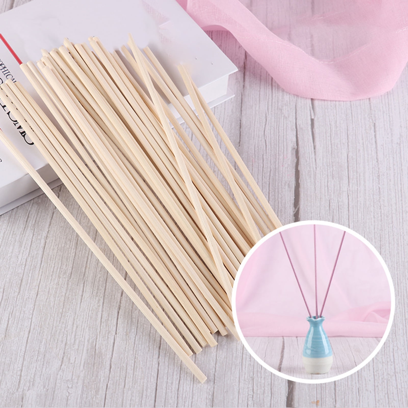 Ludlz 100Pcs Reed Diffusers for Home Fragrance Diffuser Aromatherapy ...