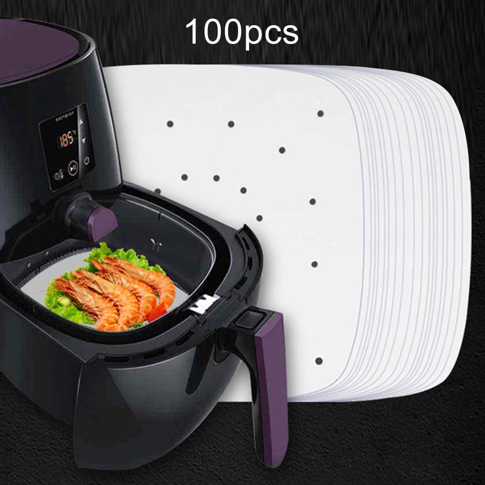 Ludlz 100pcs Air Fryer Liners, Steamer Liners, Premium Perforated ...