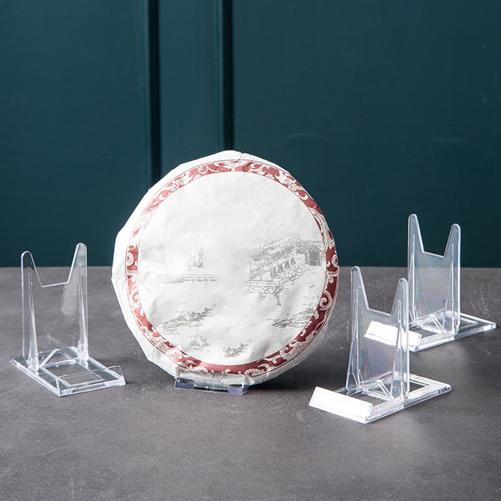 Ludlz 10Pcs Craft Tray Display Stand Transparent Easy Access Moveable ...