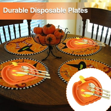 Emoji Halloween Paper Plates, 9in, 8ct - Walmart.com