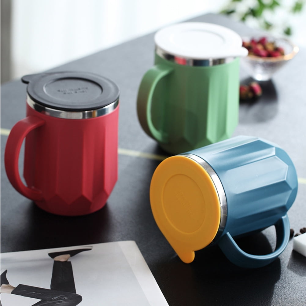 Ludlz 400ml Creative Double Layer Water Cup Coffee Milk Tea Insulated ...