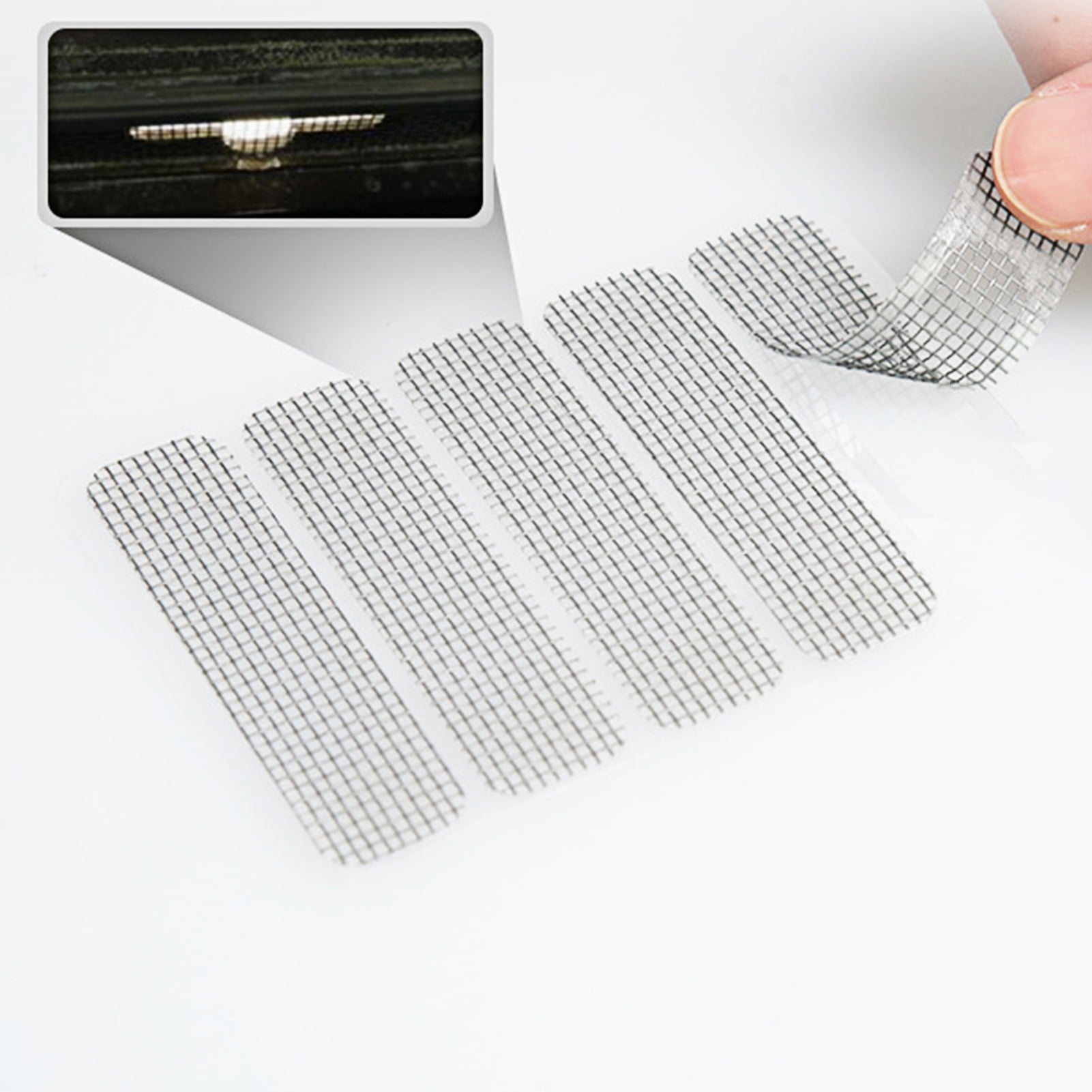 Ludlz 50Pcs Window and Door Screen Repair Kit - Fiberglass Screen ...