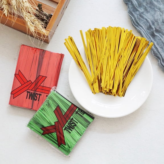 Farfi 760Pcs Baking Bag Twist Ties Packing Rope Dessert Storage Pouch ...