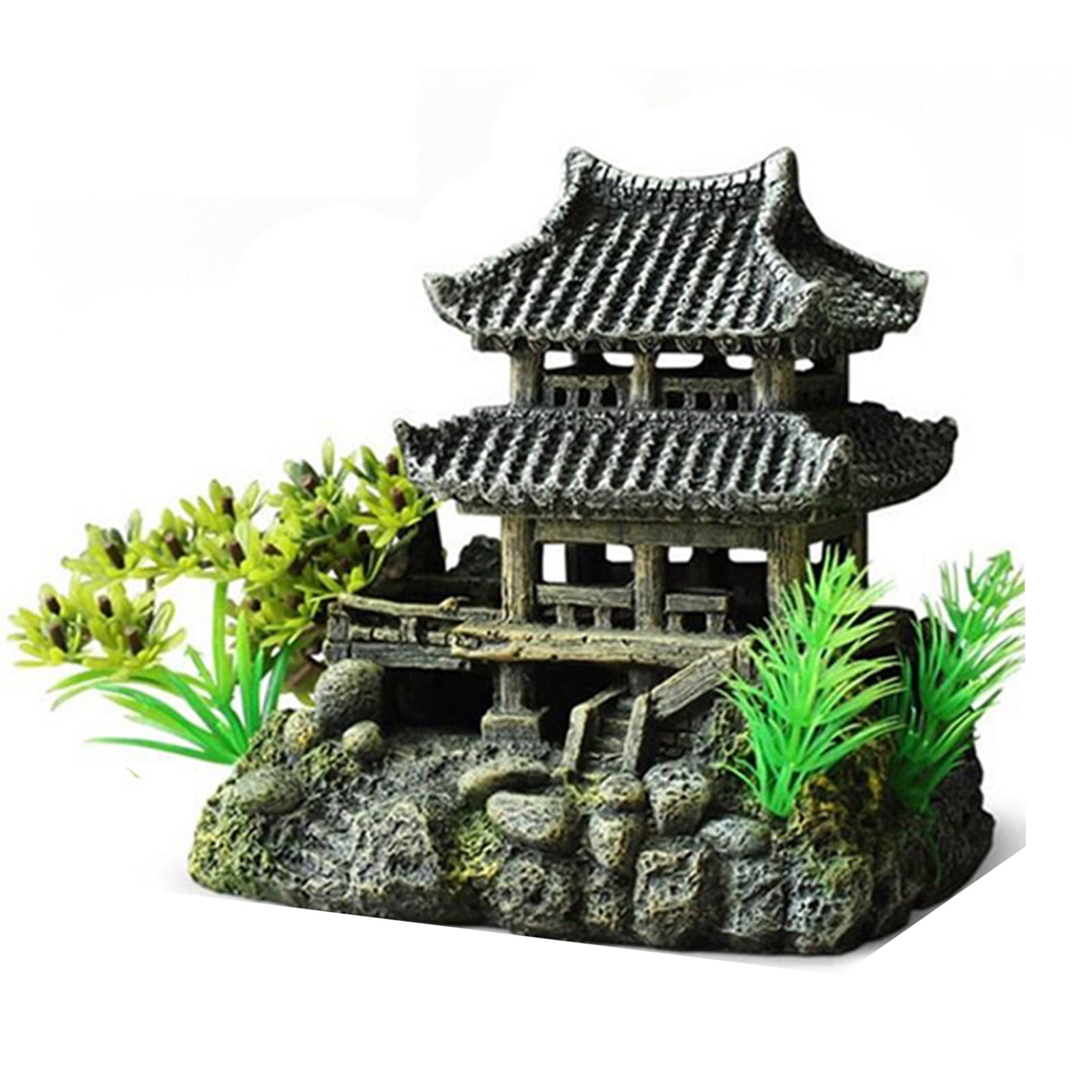 Ludlz Aquarium Classical Resin Castle Decorations - Fish Tank Realistic ...