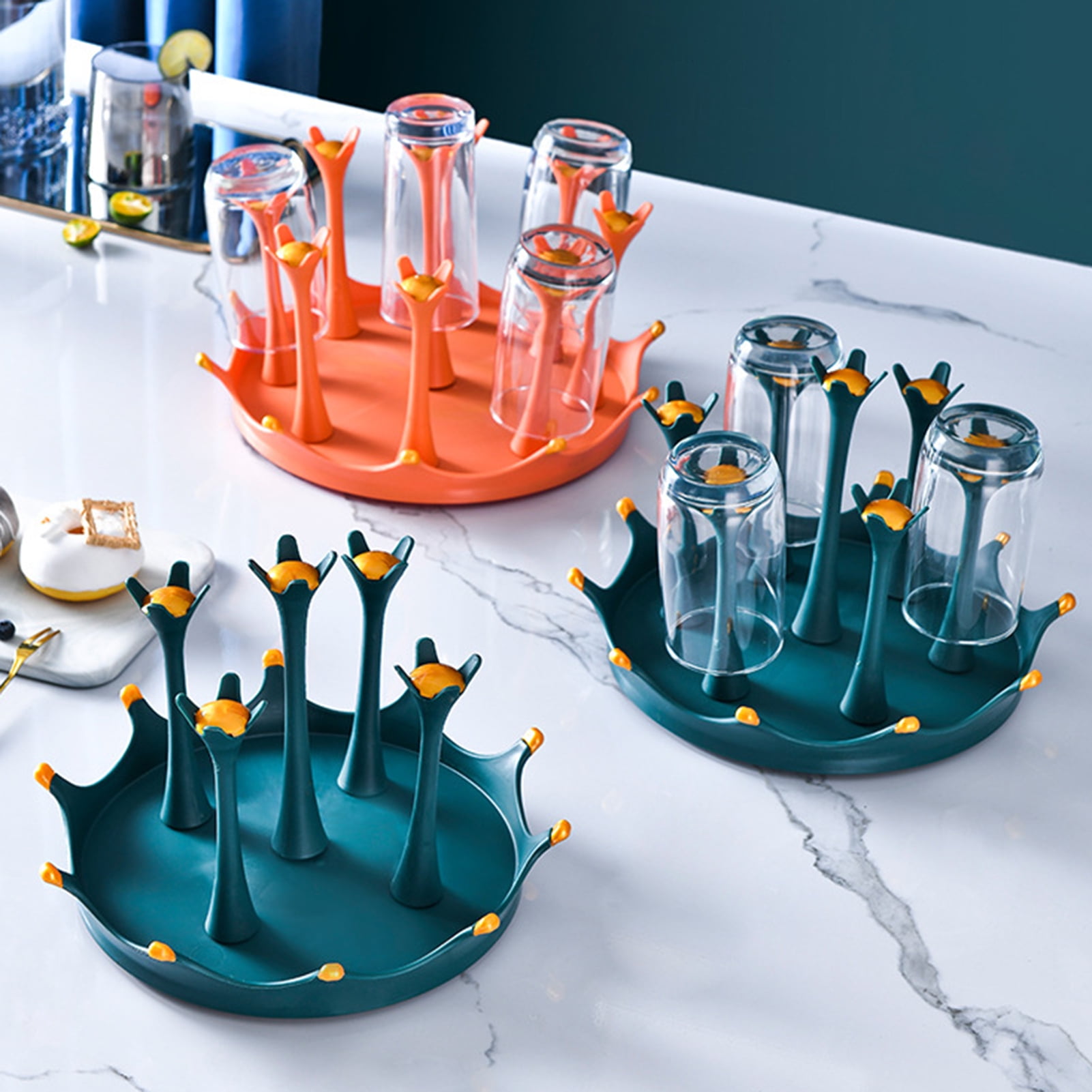 Ludlz Bottle Drying Rack 5/7/9-Digit Detachable Design Multifunctional ...