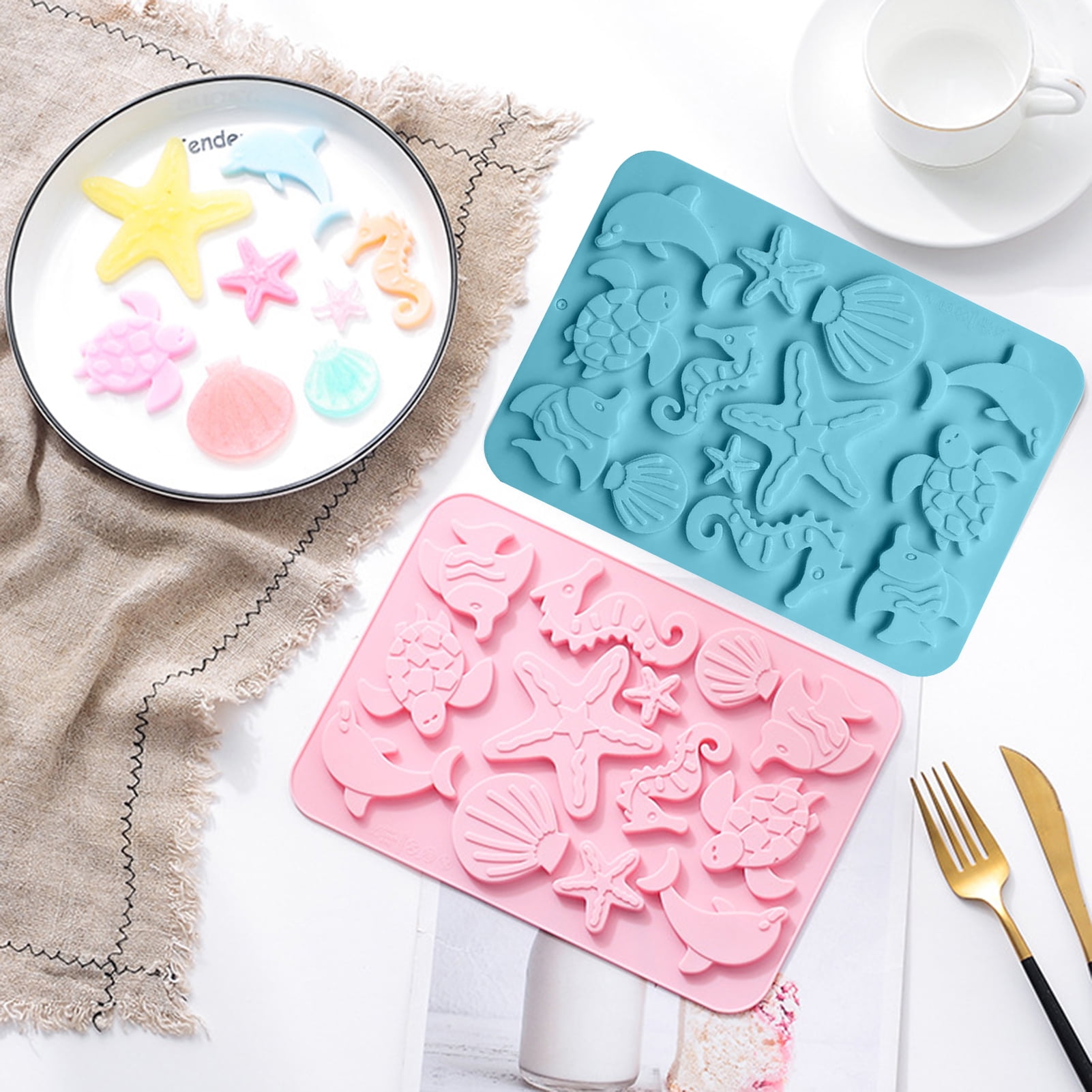 Ludlz Cake Mold Heat Resistant Not Sticky Life Theme DIY Baking ...