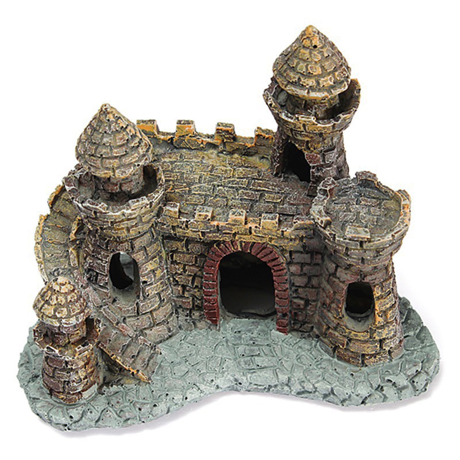 Ludlz Castle Aquarium Decoration Hand Painted with Realistic Details ...