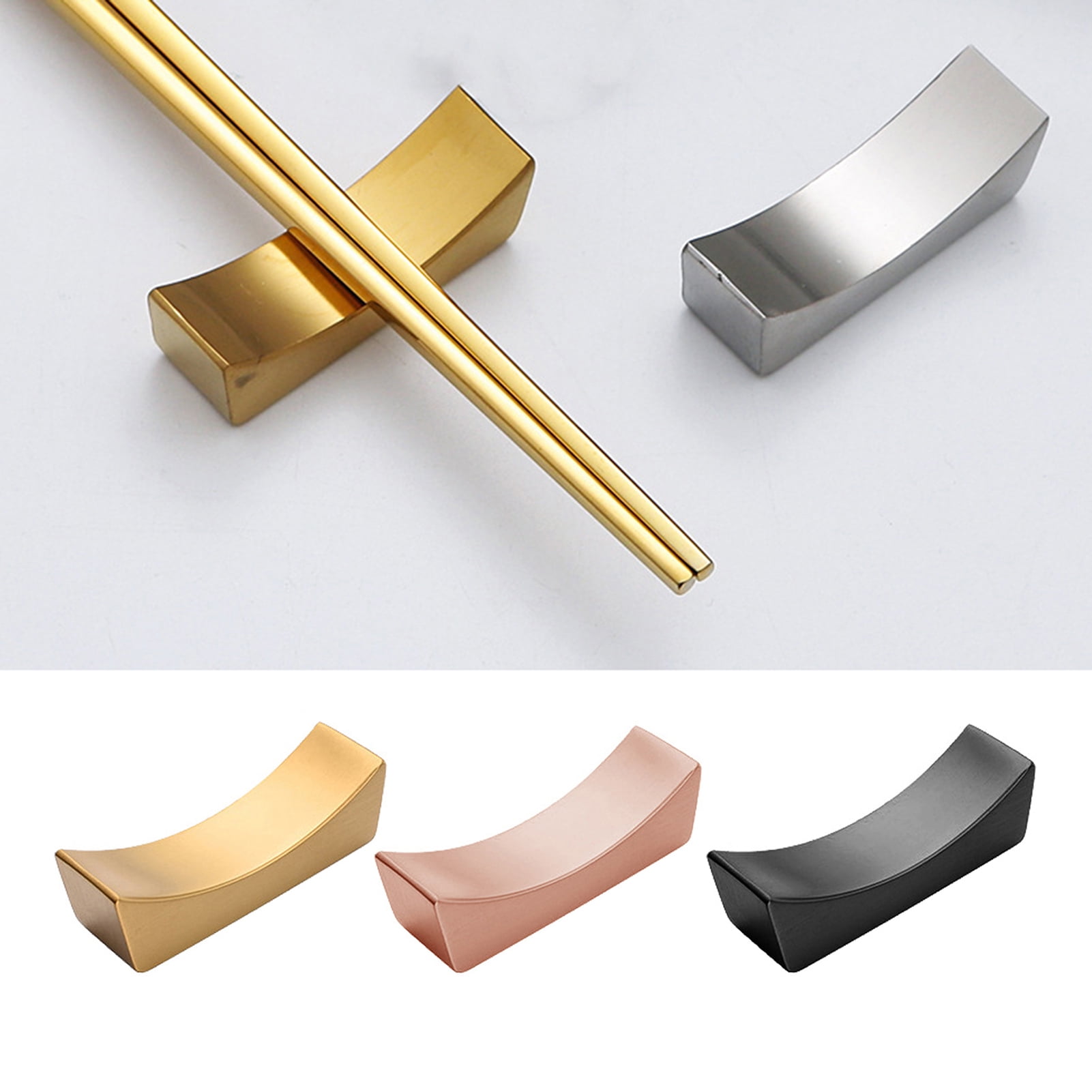 Ludlz Chopsticks Holder Elegant Polished Stainless Steel Chinese ...