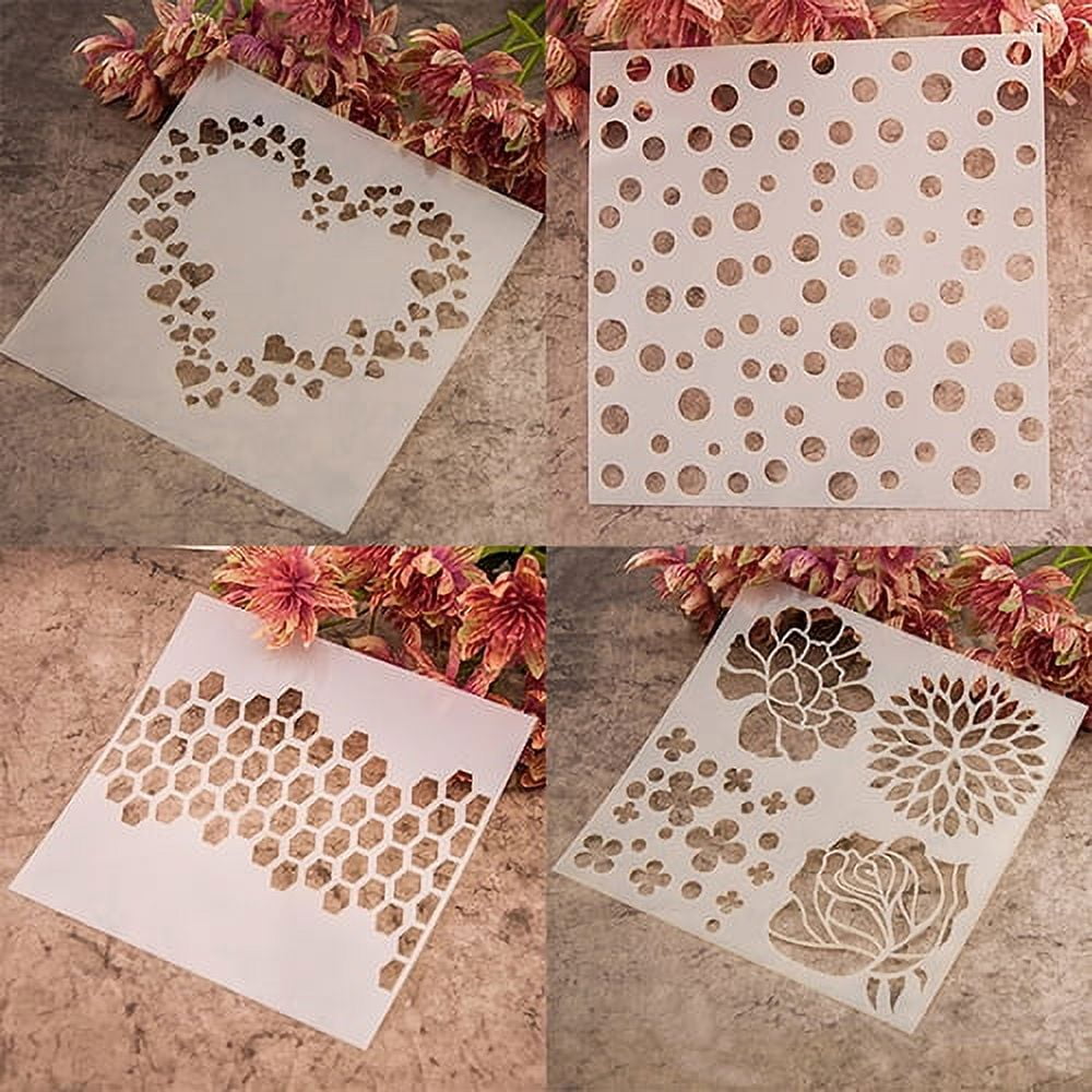 Ludlz Coffee Decorating Stencils, Coffee Art Stencils Barista Template ...