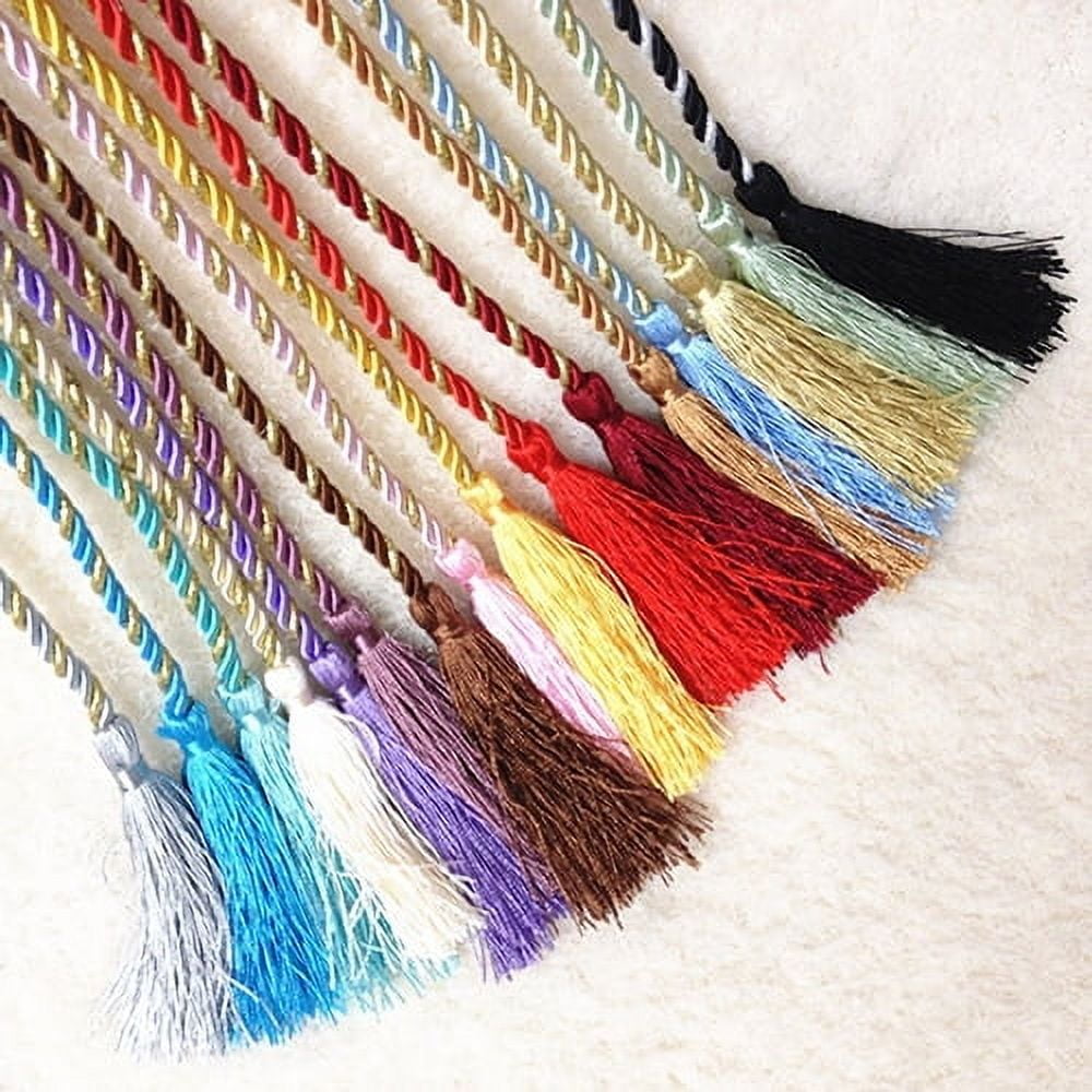Ludlz Decorative Tassel Rope Tie Backs for Window Curtain, Hand ...