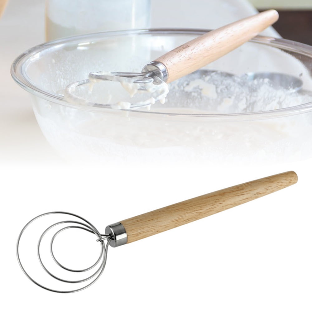 Ludlz Dough Whisk Stainless, Danish Dough Whisk for Cooking Bread ...