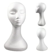 SHANY Styrofoam Model Heads/Hat Wig Foam Mannequin/One Dozen Jumbo Pack ...