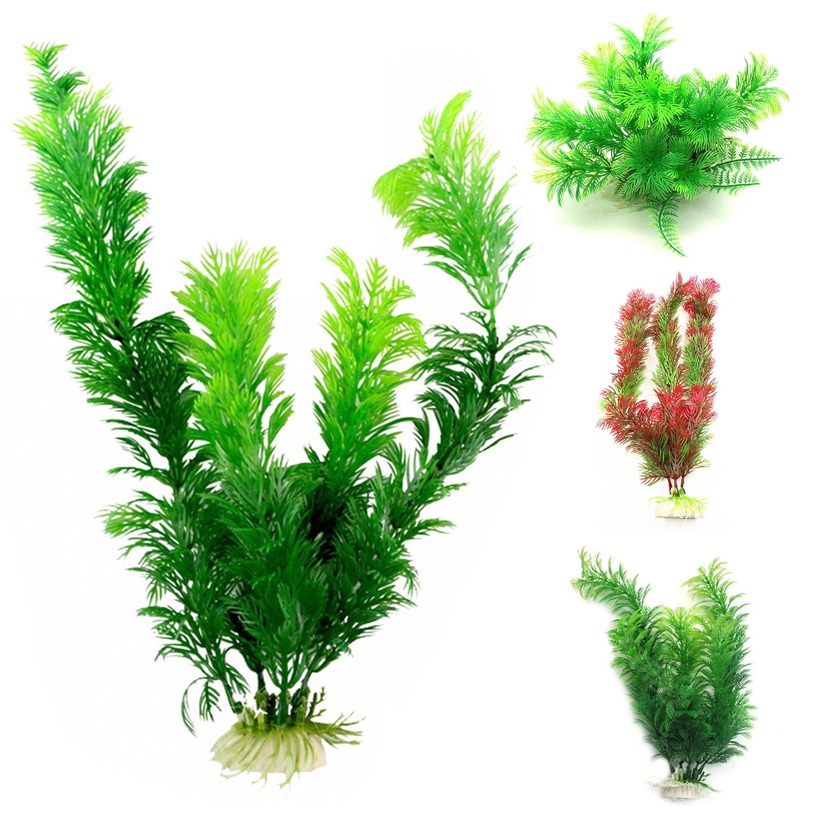 Ludlz Fish Tank Plants,Aquarium Plants Artificial Fish Tank Decorations ...
