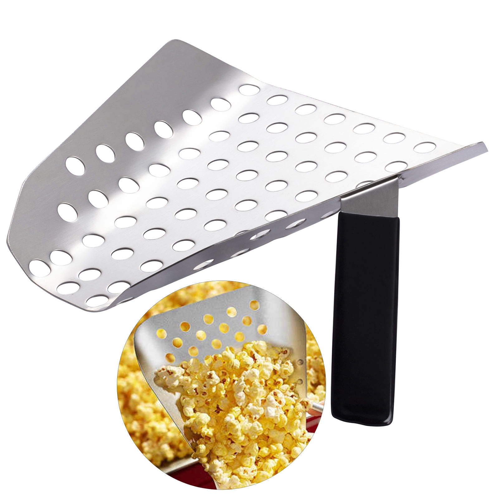 Ludlz French Fries Shovel Multiple Holes Comfortable Single Handle Non ...