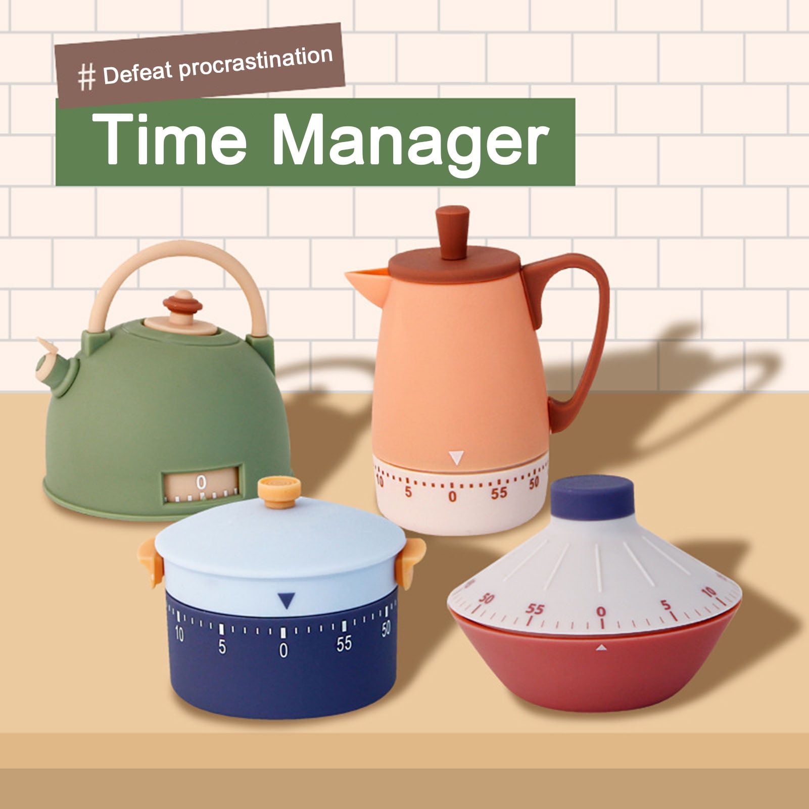 Ludlz Fun Kitchen Time Manager Mechanical No Charging Needed Creative ...