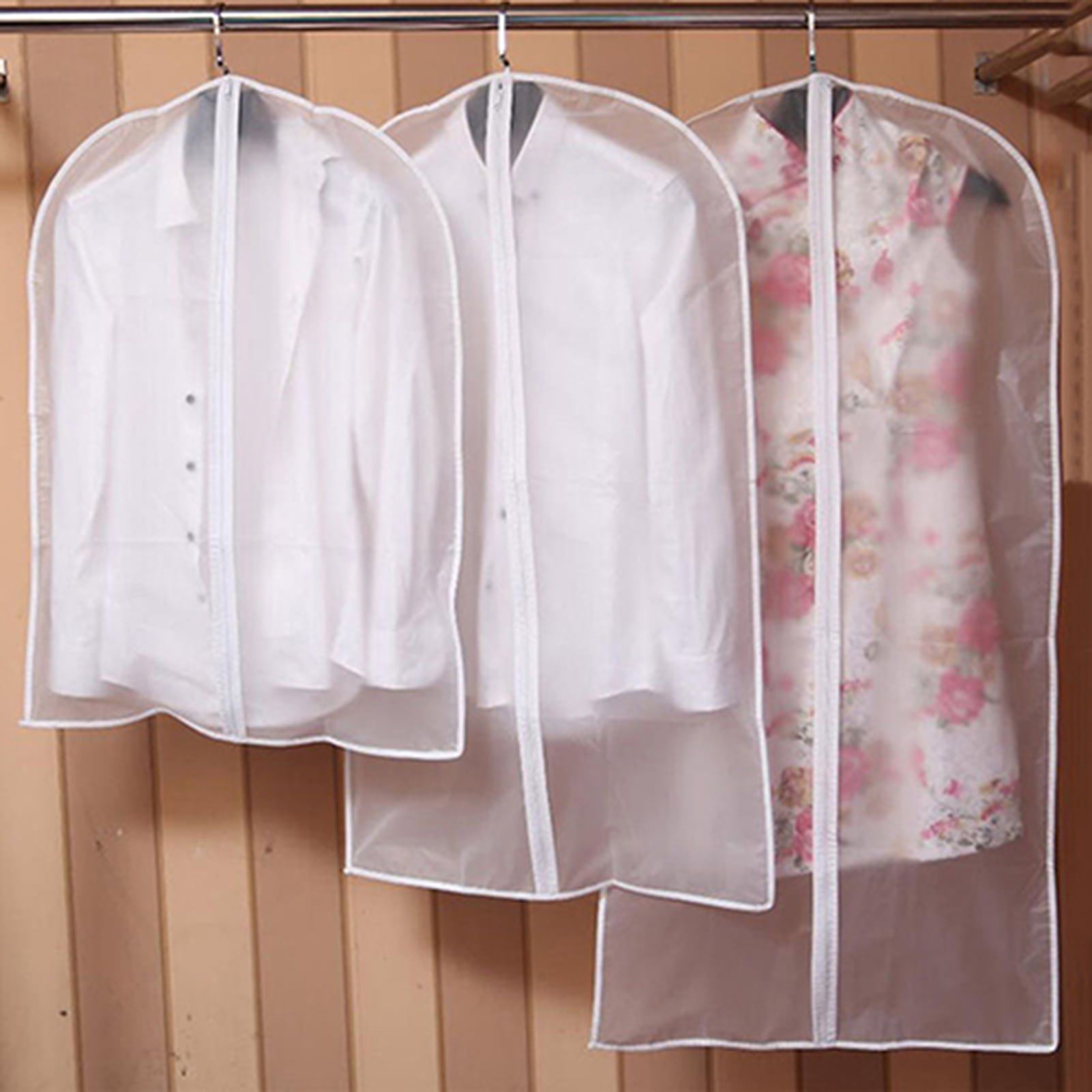 Ludlz Garment Bag For Storage And Travel, Hanging Clothes Covers With ...