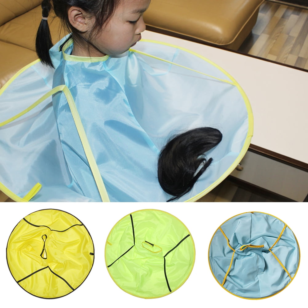 Ludlz Hair Cutting Cloak Umbrella Cape Salon Waterproof Child Home ...