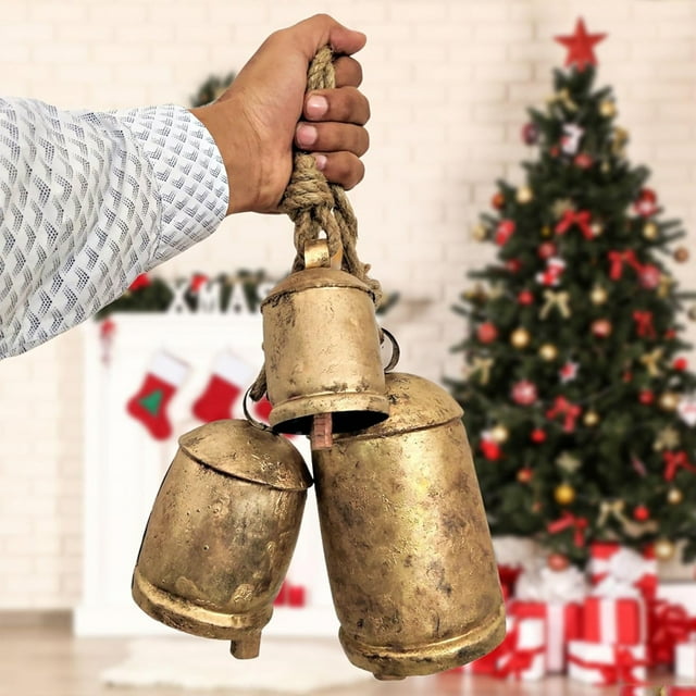 Ludlz Handicrafts Shabby Chic Country Style Rustic Metal Hanging Cow ...