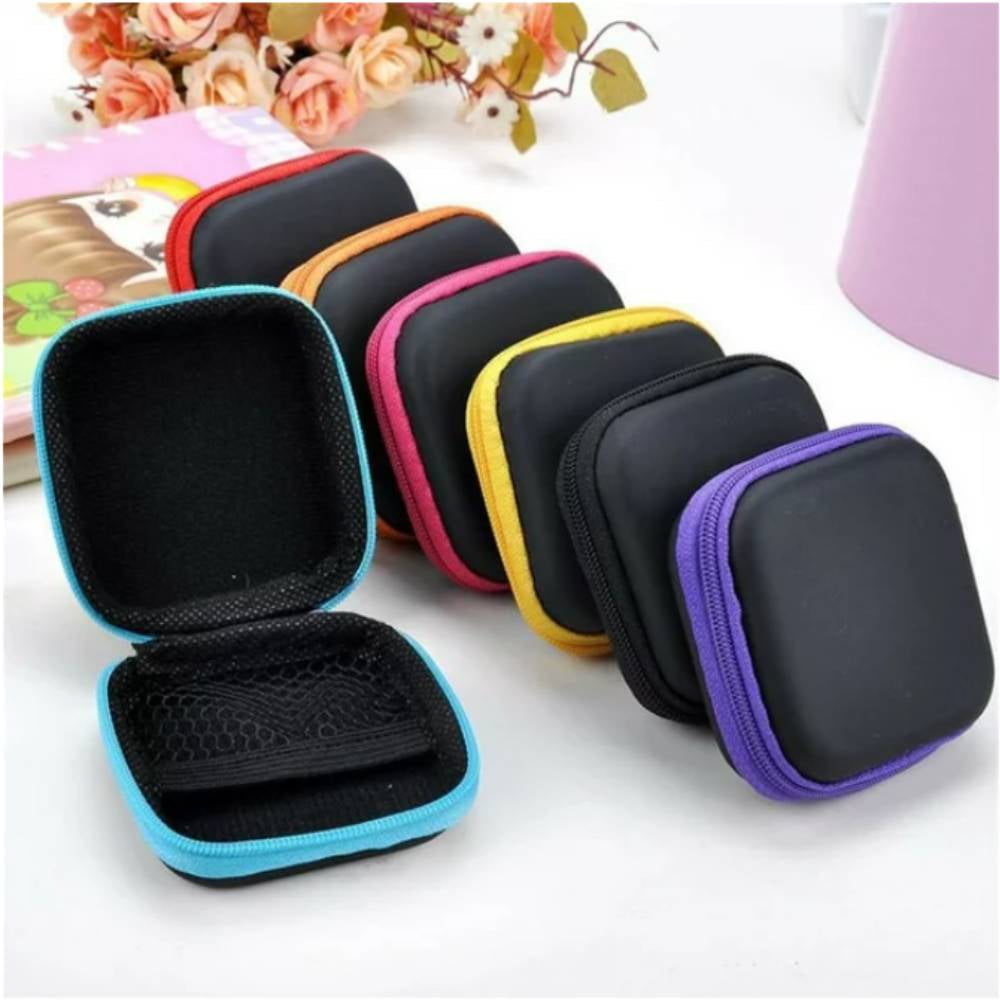 Hard Earphone Case Headphone Organizer Shockproof Mini Earbud Carrying ...
