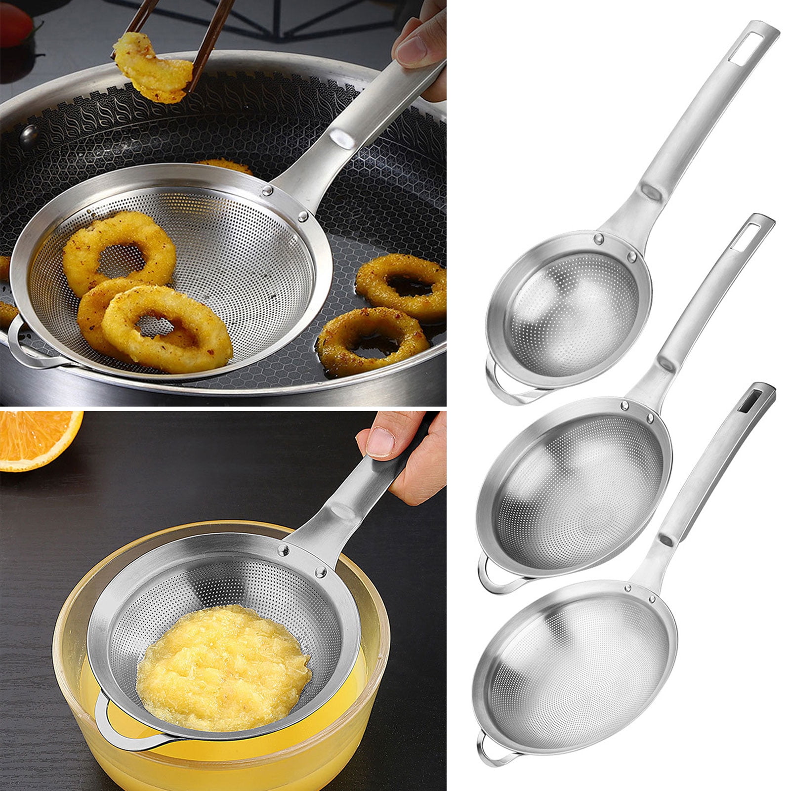 Ludlz Hot Pot Spoon Ultrafine Mesh Food Grade Anti-rust Multipurpose No ...