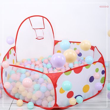 Costway 7pc Kids Ball HOUSE Pit Play Tents & Tunnels Pop Up TODDLER Toy ...