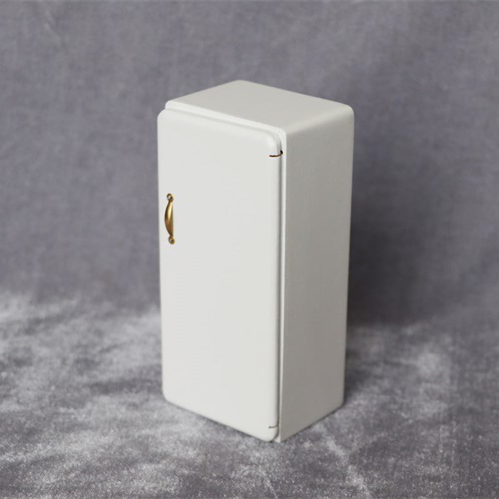 Ludlz Kids Mini Simulation Fridge Refrigerator Scene Model 1/12 ...