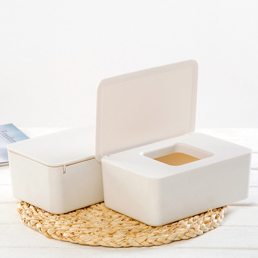 Ludlz Large Capacity Wipes Dispenser Removable Plastic Wipes Case Keeps ...