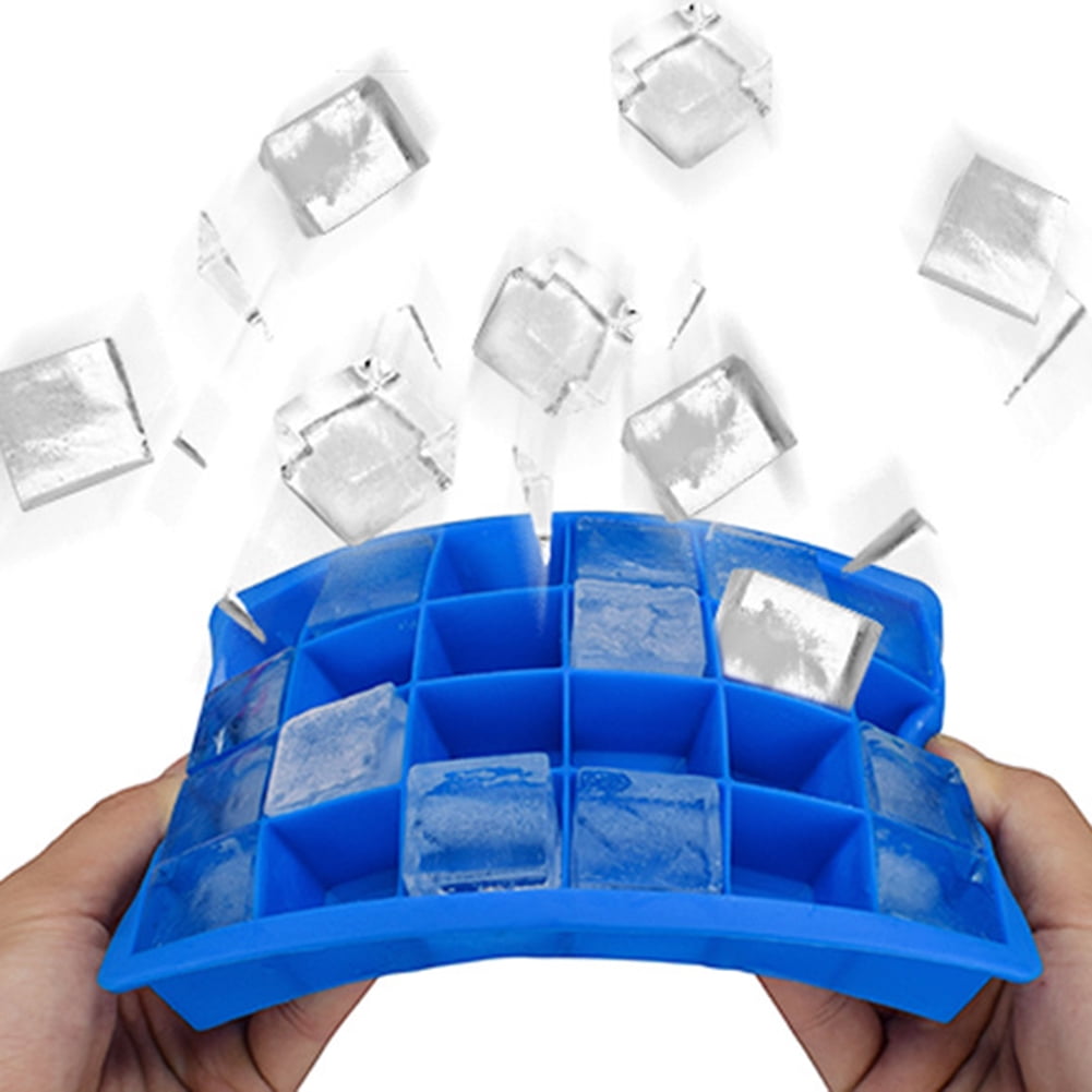 Ludlz Large Ice-Cube-Tray Silicone Ice-Cube-Mold Ice Cubes for Whiskey ...