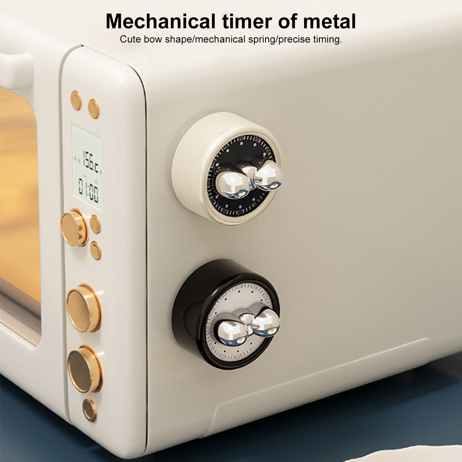 Ludlz Mechanical Timer Manual Magnetic No Battery Required Round 60 ...