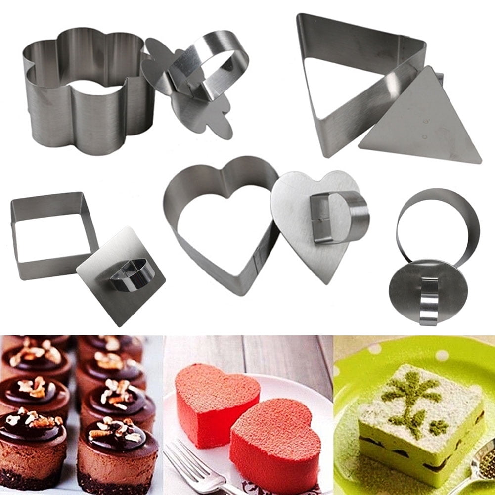 Ludlz Mini Cookie Cutter Shapes Set - Small Molds to Cut Out Pastry ...