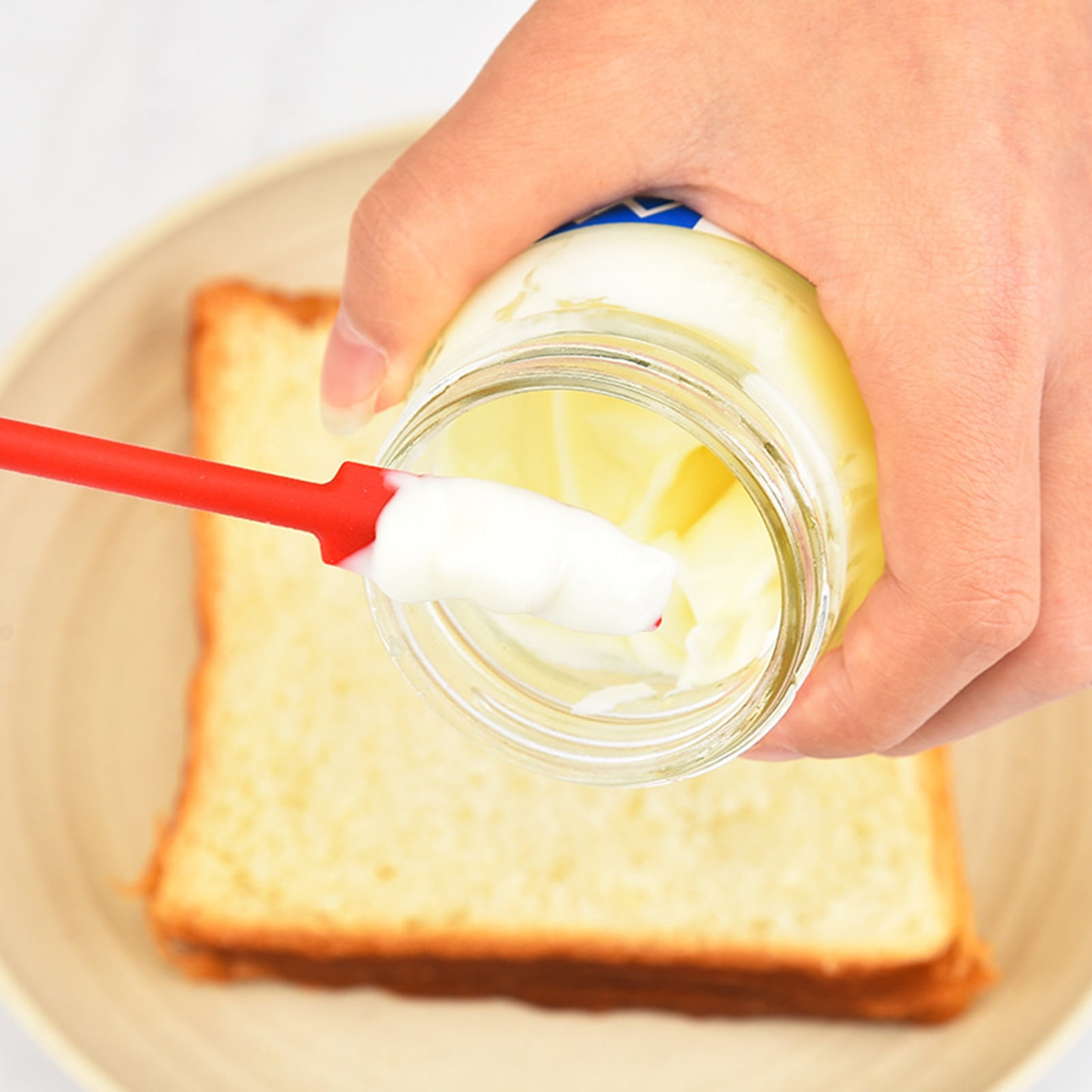 Ludlz Mini Silicone Spatula-Makeup Spatula-4 Pack Small Silicone ...