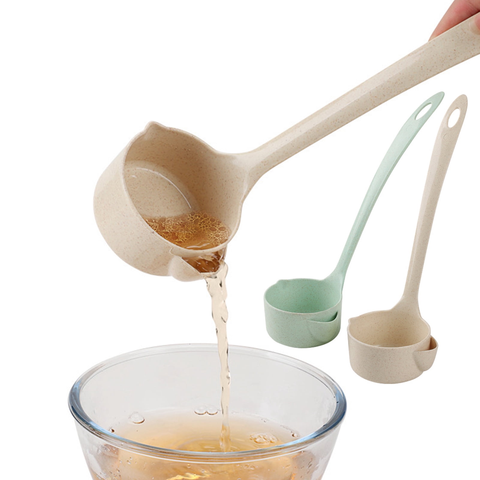 Ludlz Oil Filter Spoon with Hanging Hole Long Handle Drainage Nozzle ...