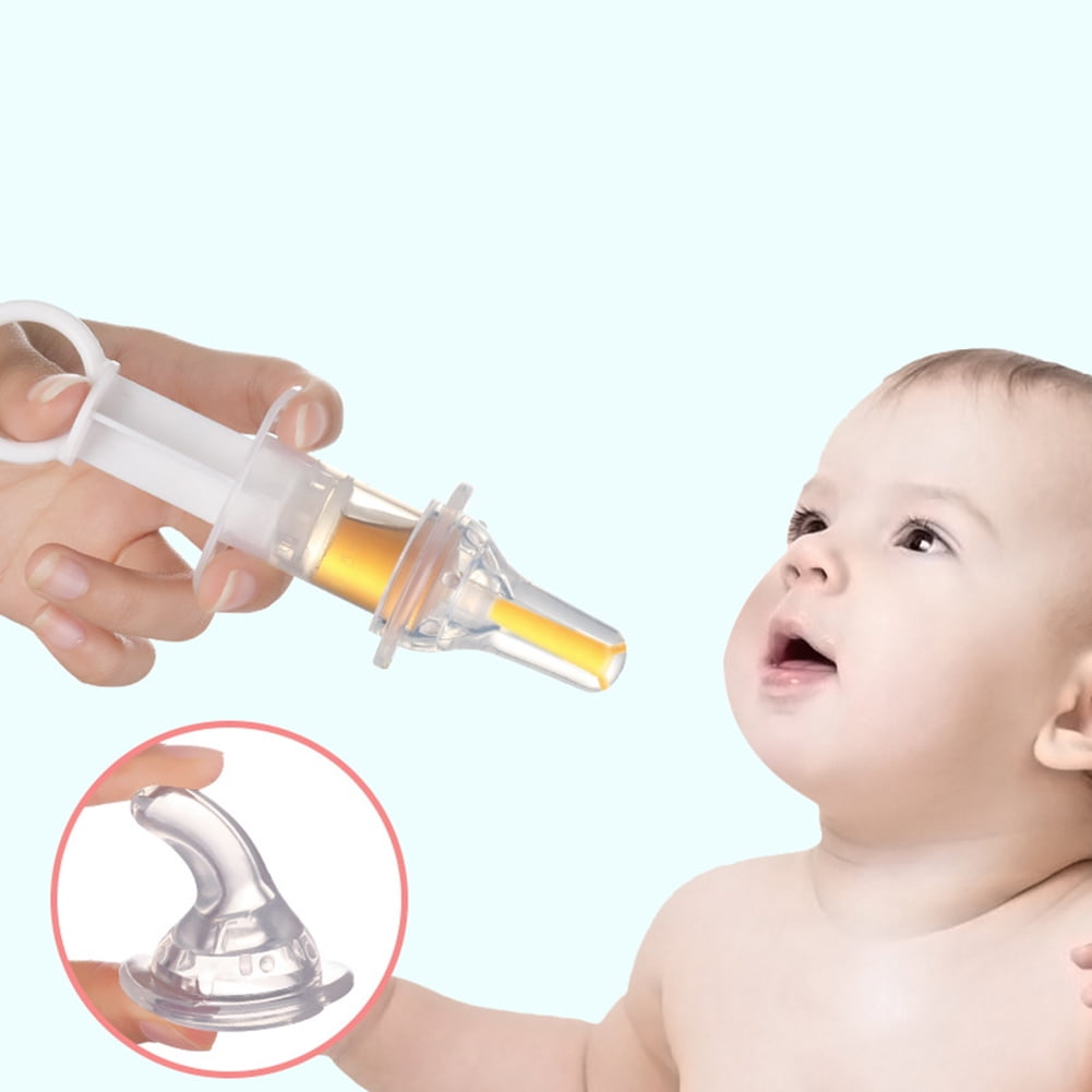 Ludlz Pacidose Pacifier Baby Medicine Dispenser with Oral Syringe ...