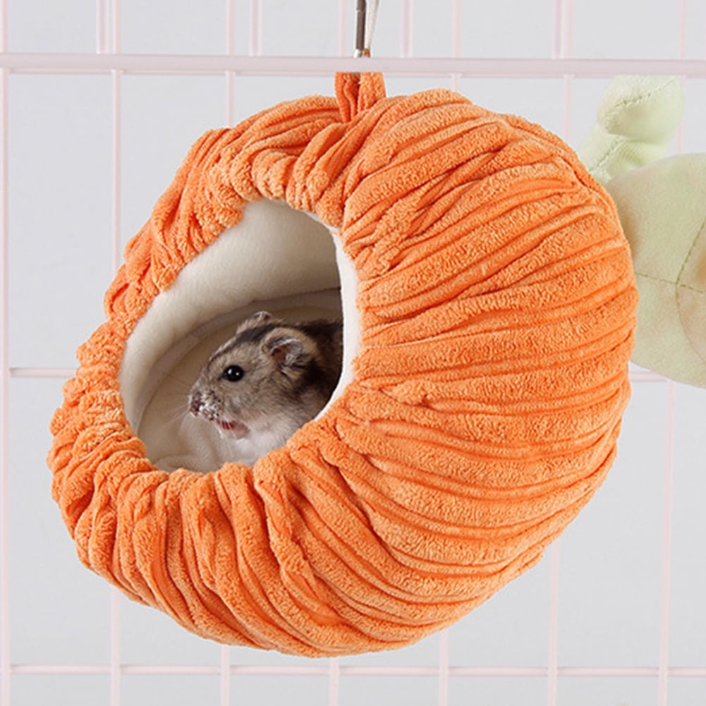 Ludlz Pet Winter Hanging Carrot House Hammock Warm Bed Nest Accessories ...