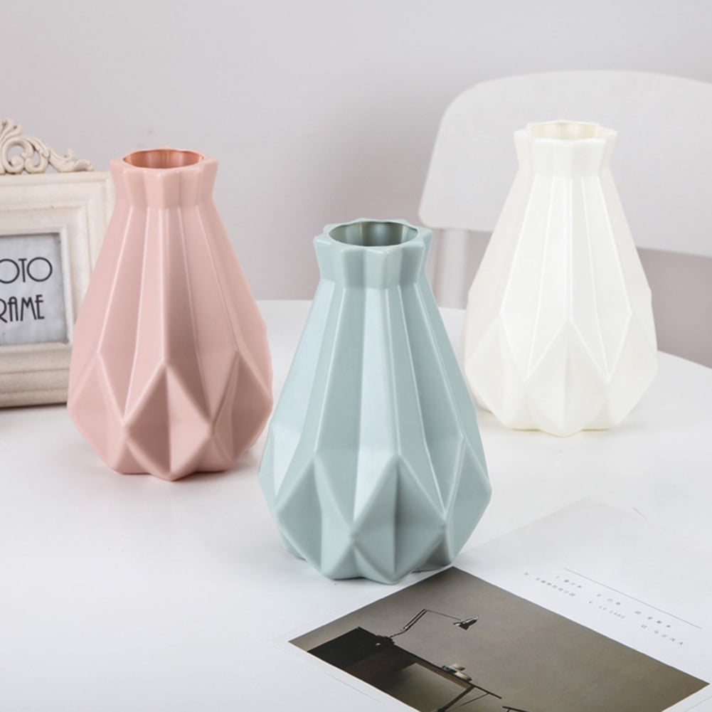 Ludlz Plastic Shatter-proof Flower Pot Vase Modern Study Room Hallway ...