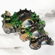 Costyle Decorative Aquarium Ornament, Fish Tank Bridge Landscape Tree ...