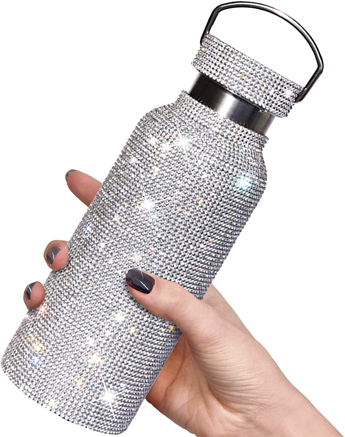 Ludlz Rhinestone Cup Stainless Steel Thermal Bottle High end Insulated ...