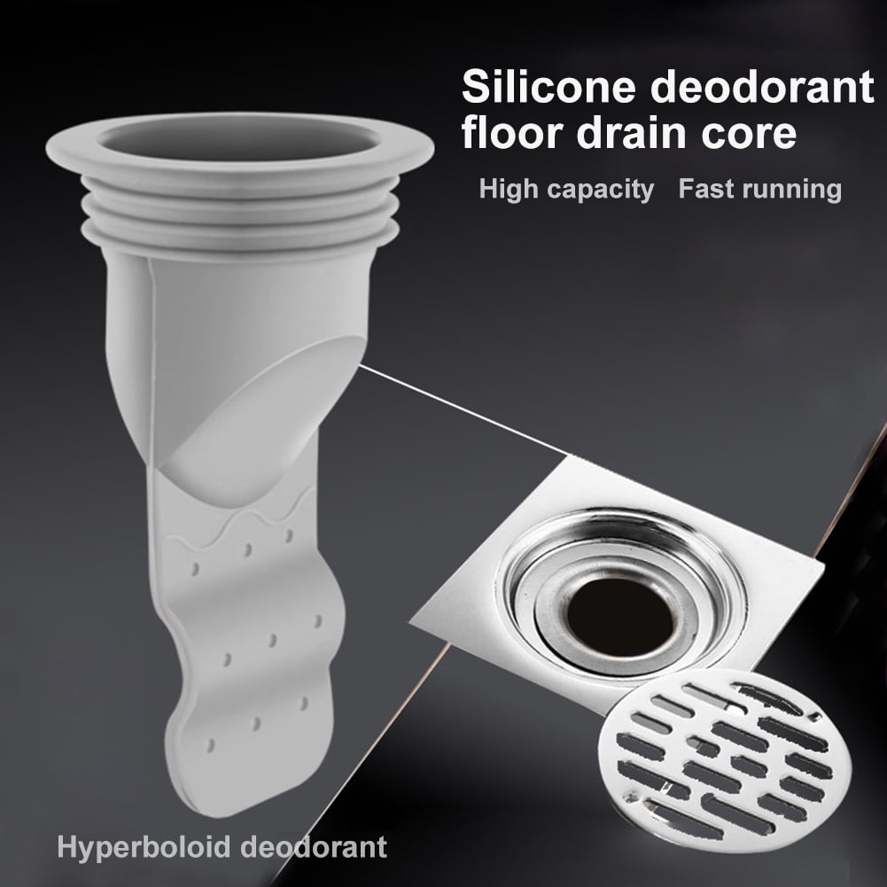 Ludlz Shower Floor Drain Backflow Preventer, Waterless Trap Seal, One ...