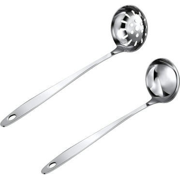 Spoon with Spout Soup Spoons Deep Soup Ladle Kitchen Gadget Stainless ...