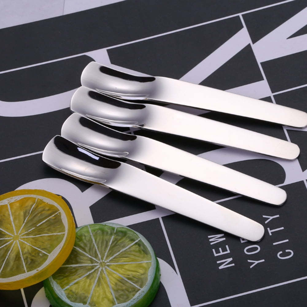 Ludlz Stainless Steel Dinner Spoons Extra Fine Dessert Spoons For Home