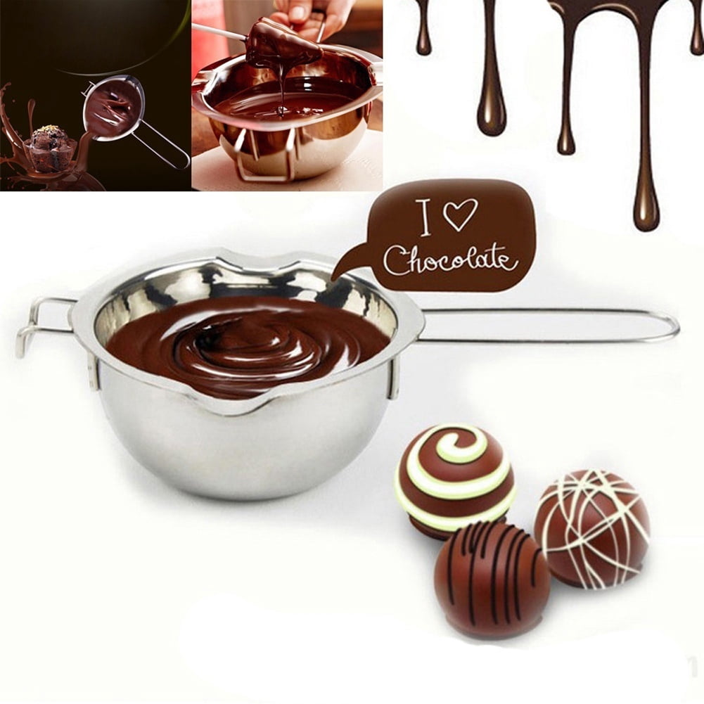 Ludlz Stainless Steel Double Boiler Pot for Melting Chocolate, Candy ...